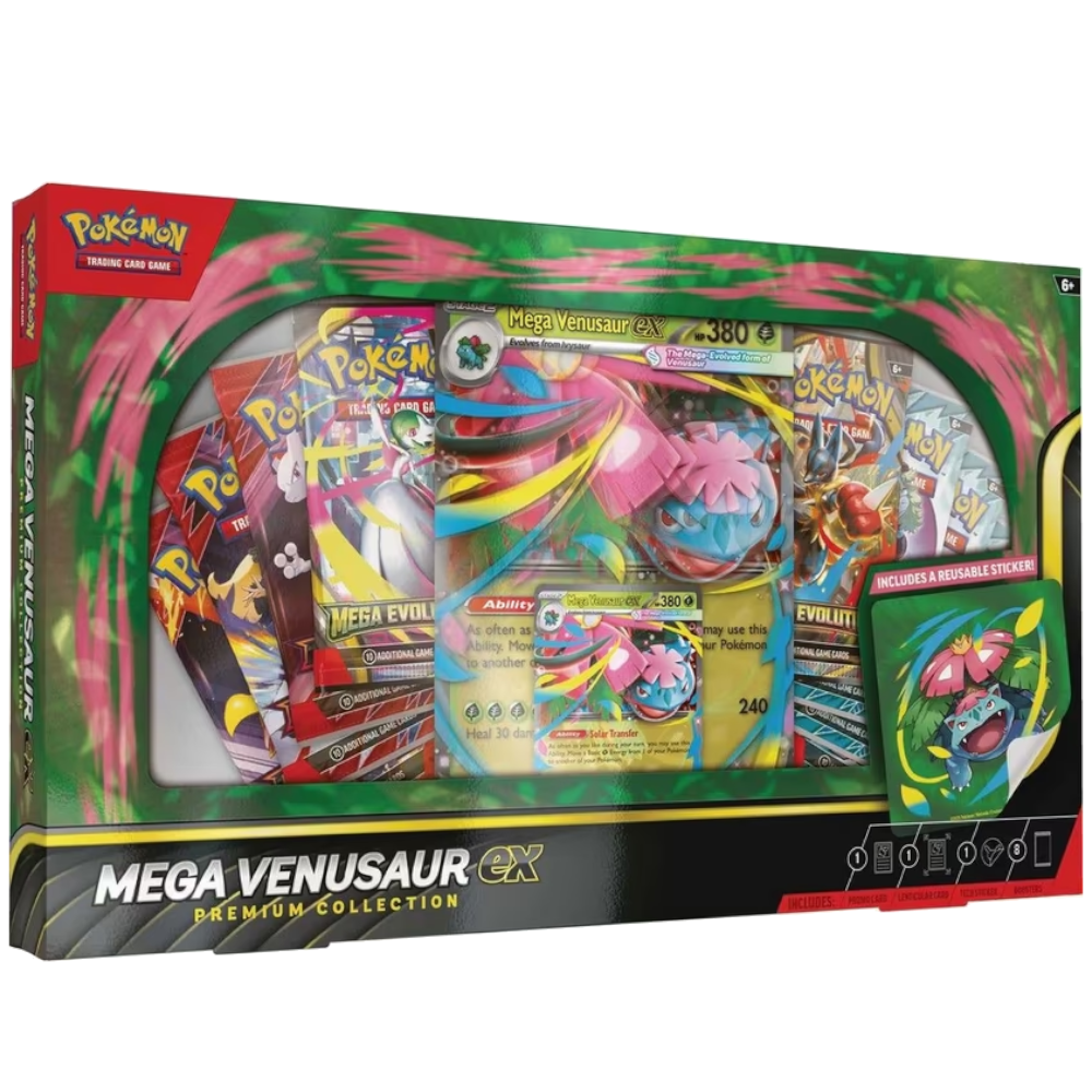 Pokemon TCG: Mega Venusaur ex Premium Collection – WEG Digital Ltd